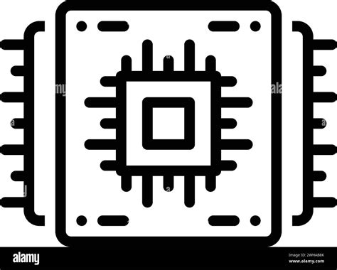 Icon For Embedded Microchip Stock Vector Image And Art Alamy