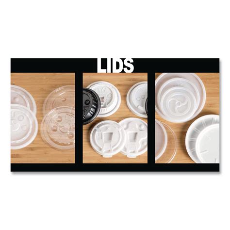 Wincup® Plastic Lids For Foam Cups And Bowls Vented Fits 6 Oz Hot