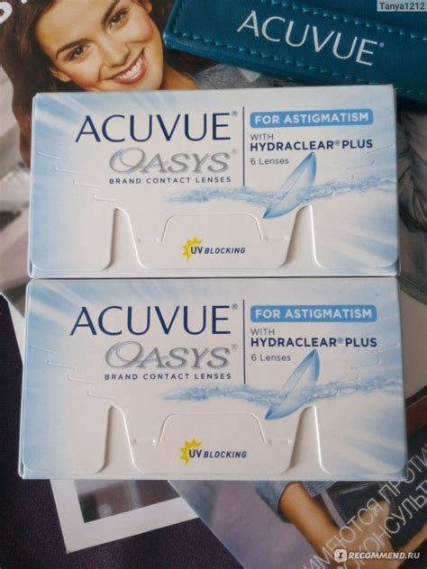 Контактные линзы Johnson & Johnson ACUVUE® OASYS® for ASTIGMATISM ...