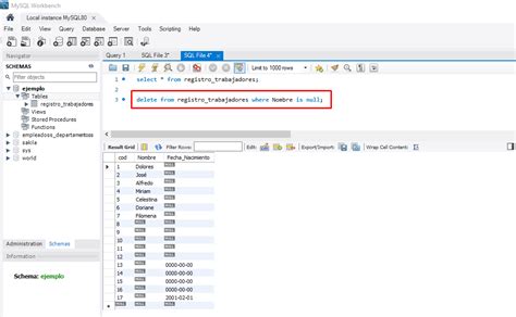 La Cueva Del Saber Deshabilitar Y Habilitar El Safe Update Mode En Mysql