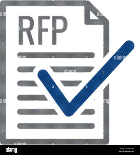 Rfp Icon Request For Proposal Concept Idea Stock Vector Image And Art Alamy