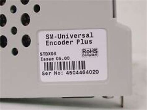 control techniques stdx06 sm universal encoder plus industrial lynx