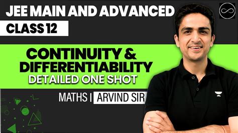 Continuity And Differentiability Class 12 Jee Main And Advanced Youtube