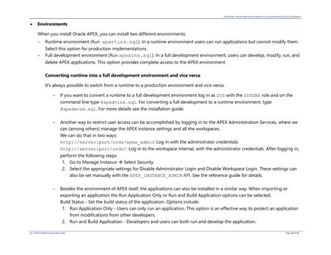 Step By Step Apex Installation On Tomcat Windows Server 2016 Ppt