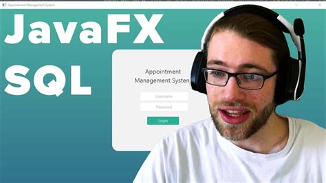 Gui Appointment Management System Sql Java And Javafx Youtube