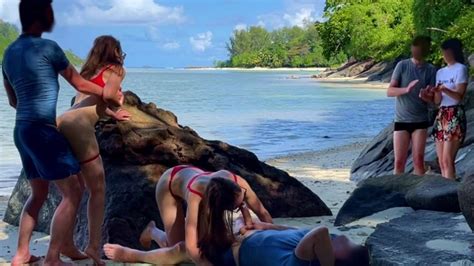 Another Couple Watching Us Having Sex On The Beach Applause At The