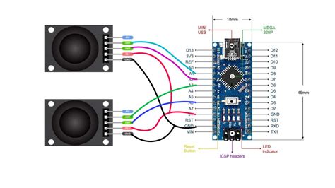 How To Make A Game Controller Using Arduino Nano And Two Joystick