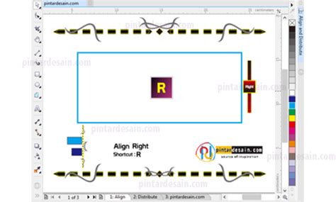 √ Align And Distribute In Corel