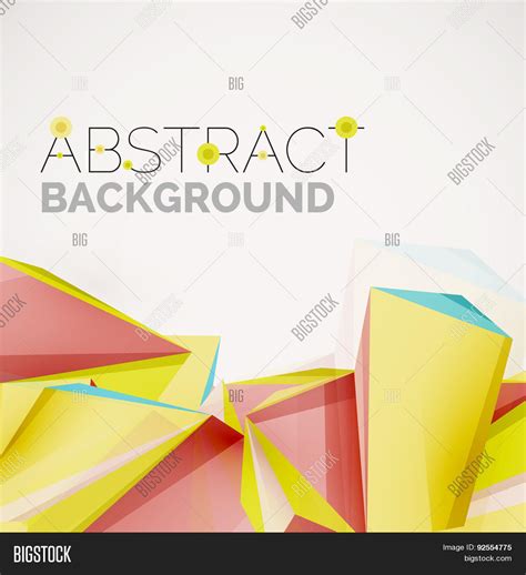 3d Geometric Shapes Image And Photo Free Trial Bigstock