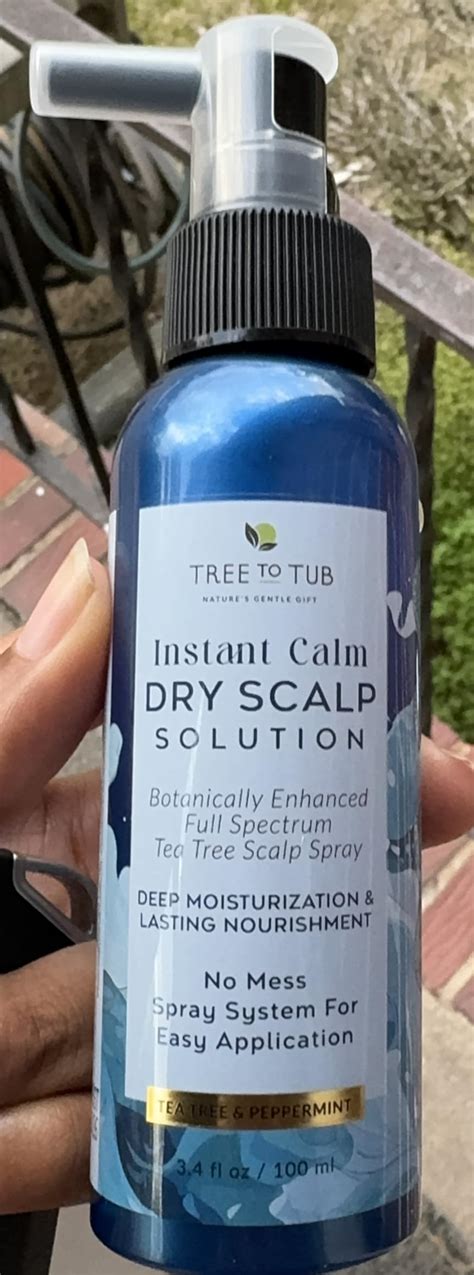 Amazon Com Tree To Tub Dry Scalp Spray Intensive Scalp Moisturizer For Men Women Tea