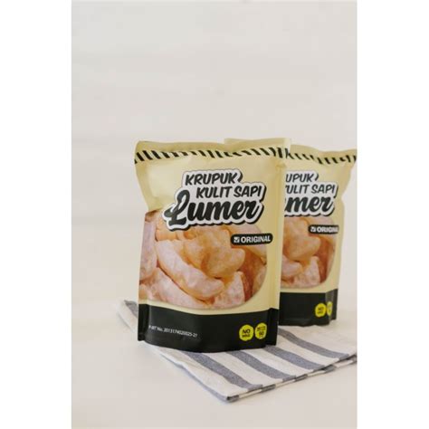 Jual Krupuk Kulit Sapi Lumer Locarbs Varian Original Keto Friendly Shopee Indonesia