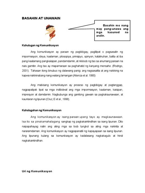Komunikasyon Pdf