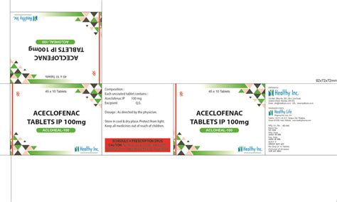 Aceclofenac Tablets At Best Price In Mumbai Maharashtra Healthy Inc