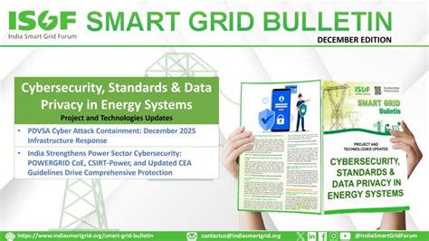 Isgf Smart Grid Cybersecurity Updates Pdvsa India Power Sector