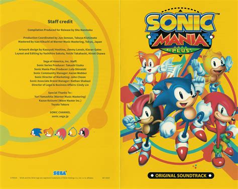 Sonic Mania Plus музыка из игры Sonic Mania Plus Original Soundtrack