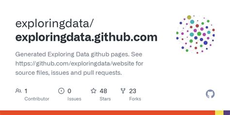 Github Exploringdata Generated Exploring