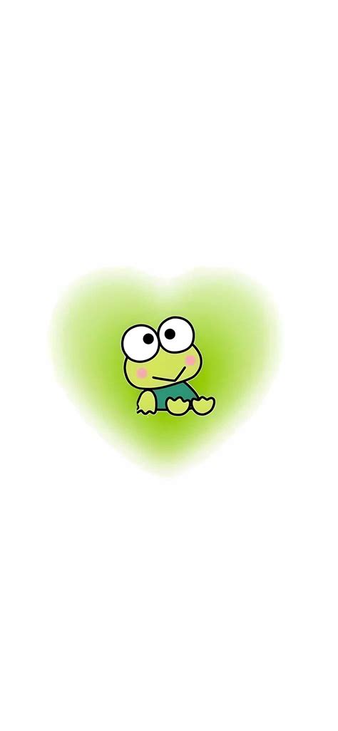 Sanrio Keroppi Green Heart Cute Wallpapers Kawaii Wallpaper Hd