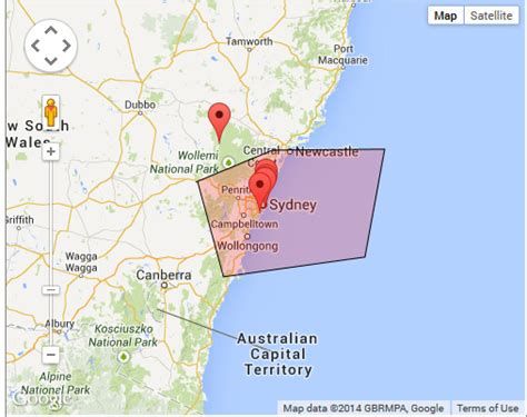 Javascript D Js Shape Scaling Google Map Controls And Showing Markers Inside A Shape Area