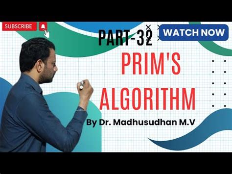 Part 32 Prim S Algorithm YouTube