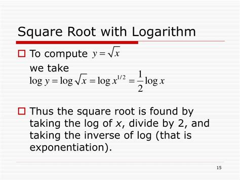Ppt Napiers Bones Logarithm And Slide Rule Powerpoint Presentation