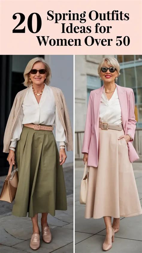 Spring Outfits Ideas 2025 For Women Over 50 20 Trendy And Classy Styles
