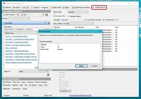 how to batch rename files in windows 10 and older windows versions
