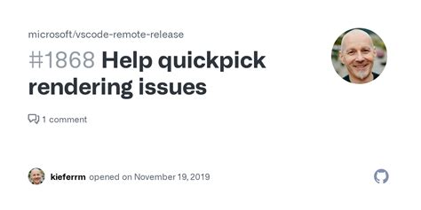 Help Quickpick Rendering Issues Issue Microsoft Vscode Remote Release GitHub