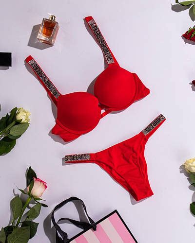 Купить Комплект Victoria Secret стринги и лифчик, Виктория Сикрет, в ...