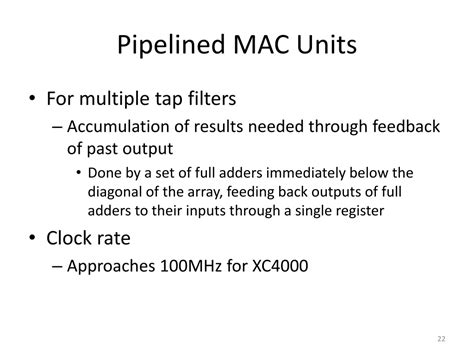 Ppt Efficient Fpga Implementation Of Digital Filters Using Mac Units Powerpoint Presentation
