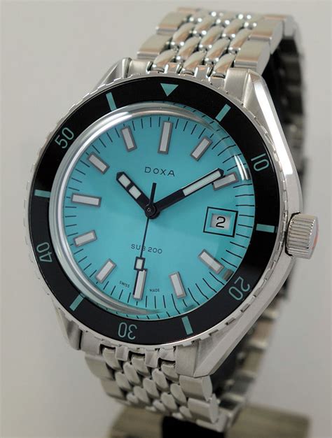 Doxa Sub 200 Aquamarine Dial 799 10 241 10 Full Set