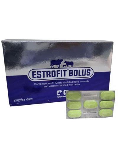 Veterinary Bolus Estrofit Bolus Combination Of Hmtba Minerals