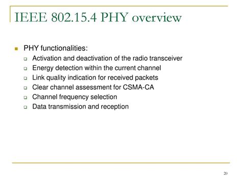 zigbee ieee overview ppt download