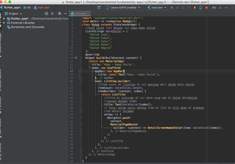Membuat Listview Di Flutter Part 2 By Bas Bas Medium