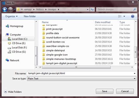 Cara Menampilkan Jam Digital Sederhana Dengan Javascript Inwepo