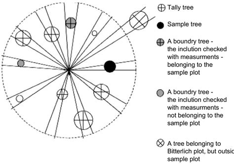 A Sample Plot As Used In Nfi9 The Maximum Radius For Trees