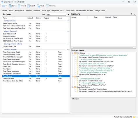 Countdown Timer In C Approved Streamerbot Extensions