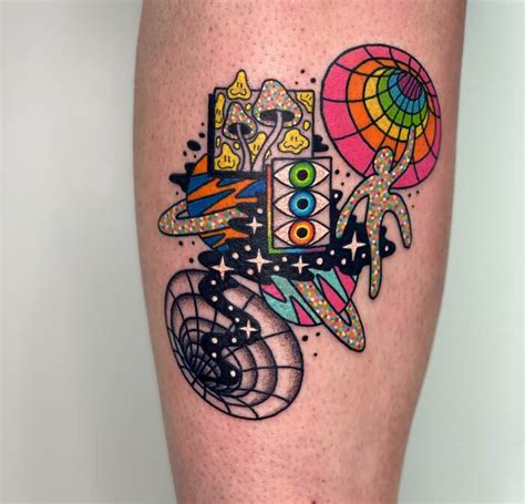Minimalist Psychedelic Tattoos That Will Leave You Mesmerized