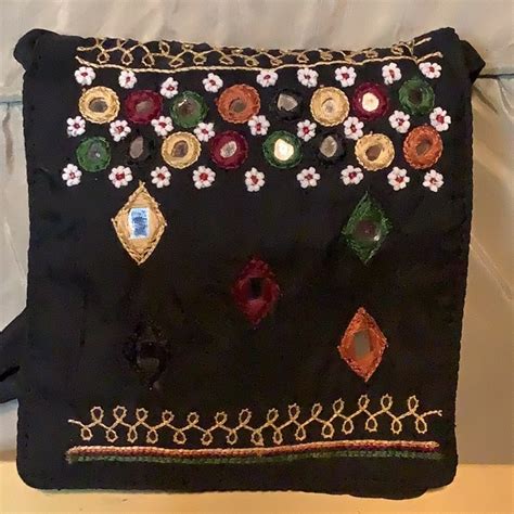 Tiny Black Bag Withvelcro Closure Gem