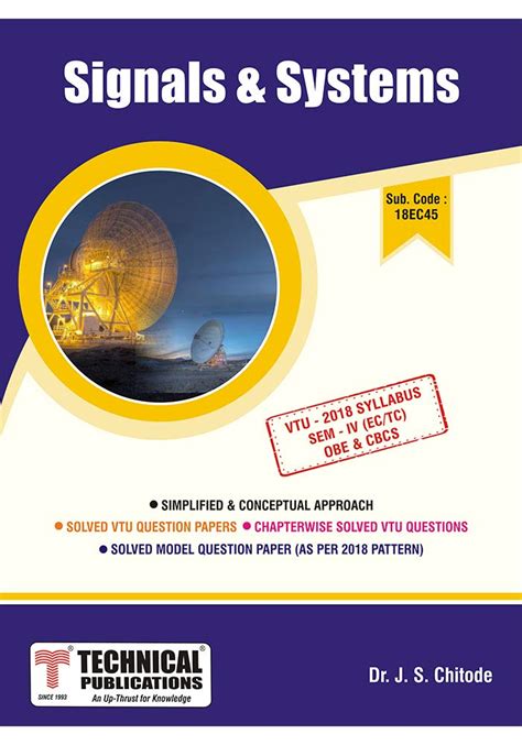 Signals And Systems For Be Vtu Course 18 Obe And Cbcs Iv Ece 18ec45
