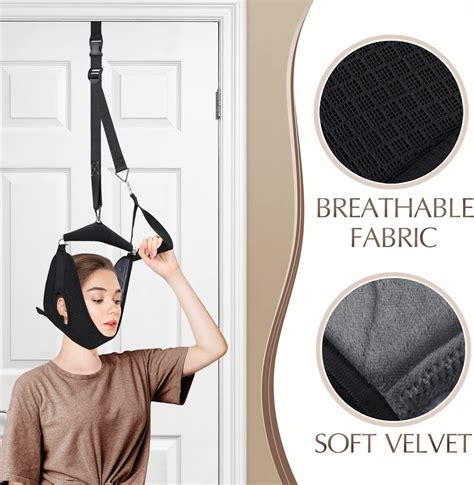 Neck Stretcher Cervical Traction Device Portable Over The Door Pain