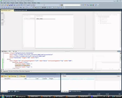 Wpf Menu Youtube