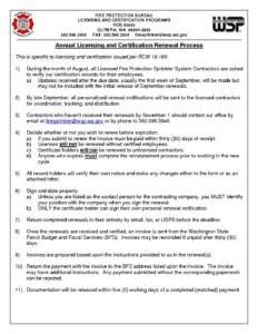 Basic Renewal Process Sprinkler Licensing And Certification