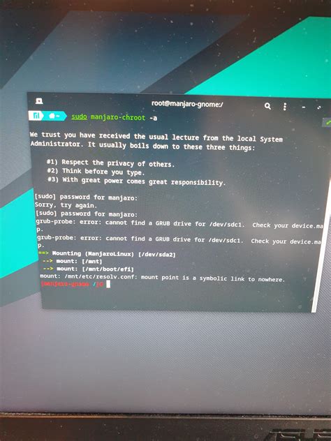 Manjaro Wont Boot Because Of GDM And NetworkManager Support Manjaro Linux Forum