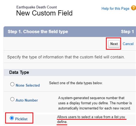How To Create Picklist Field In Salesforce