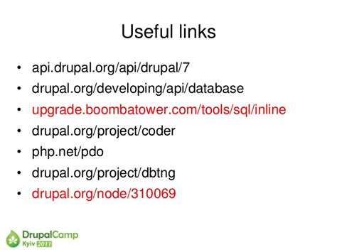 Drupal 7 Database Api