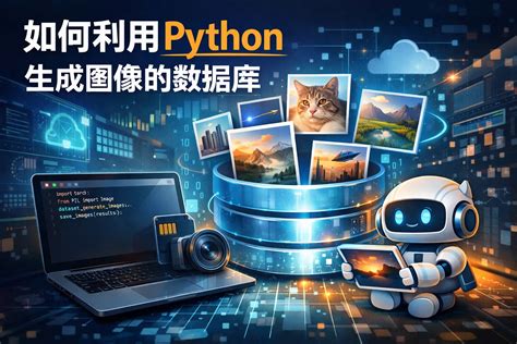 如何利用python生成图像的数据库 如何利用python生成图像的数据库