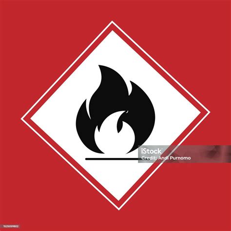 Safety Sticker Design Of Red Black Rectangle Fire Precaution Do No