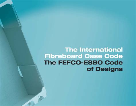 Fefco Esbo Code Fefco