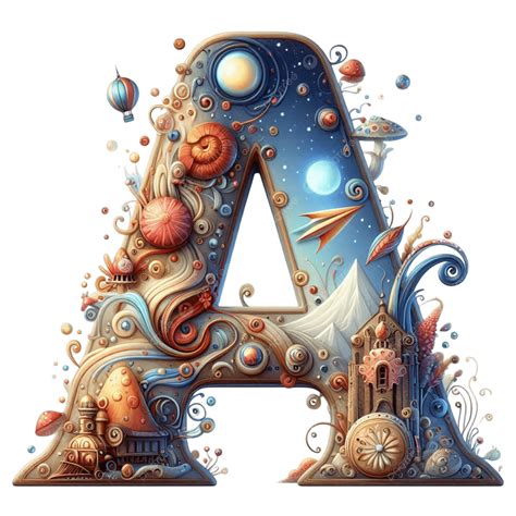 Alphabet A With Beautiful Design Creative Letter Ideas Pictures