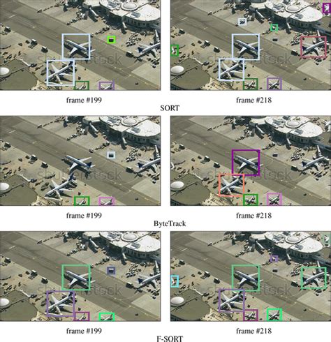Visual Comparison Between F‐sort Bytetrack And Sort Download